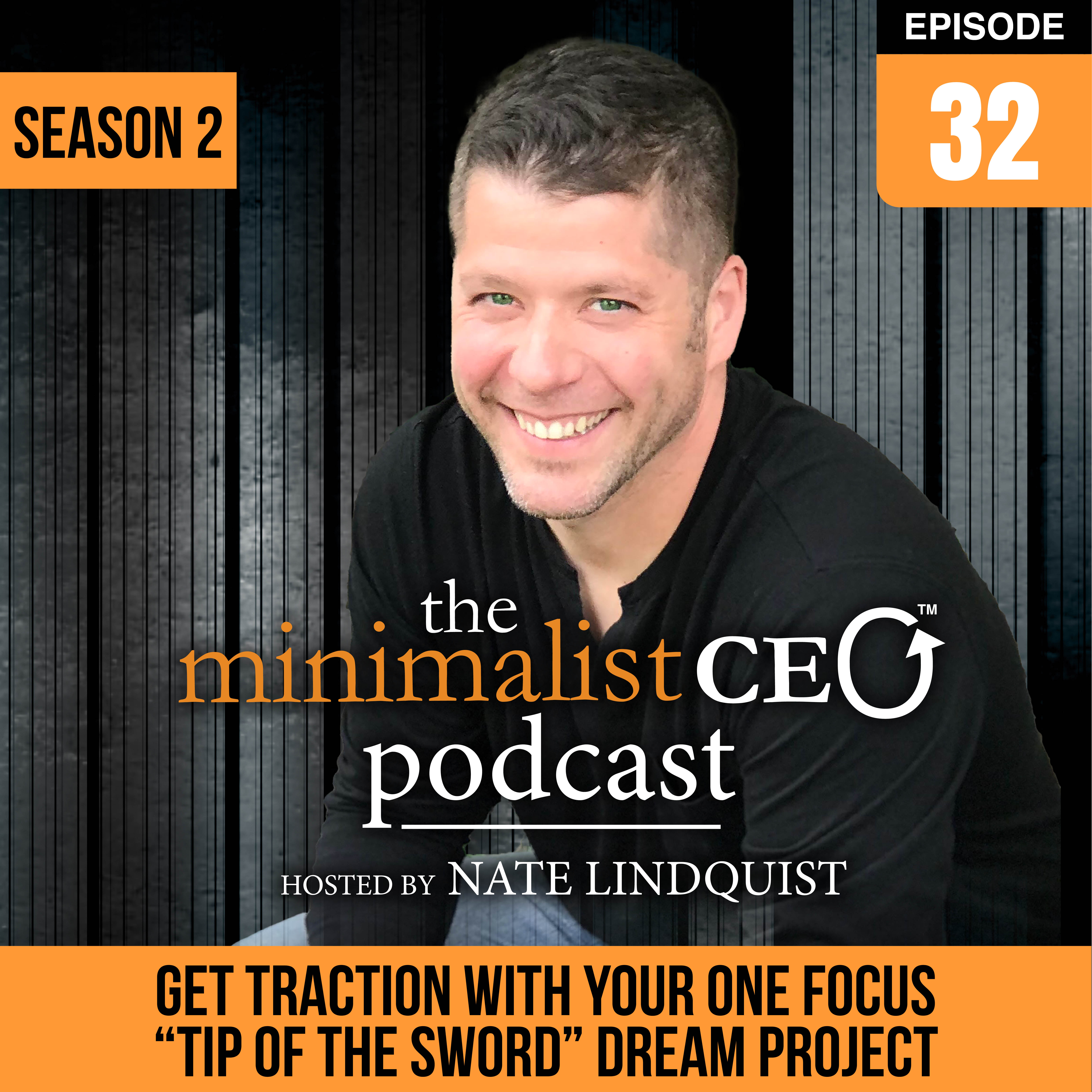 EP 032 Nate Lindquist: Tip of the Sword – The Minimalist CEO – Podcast – Podtail