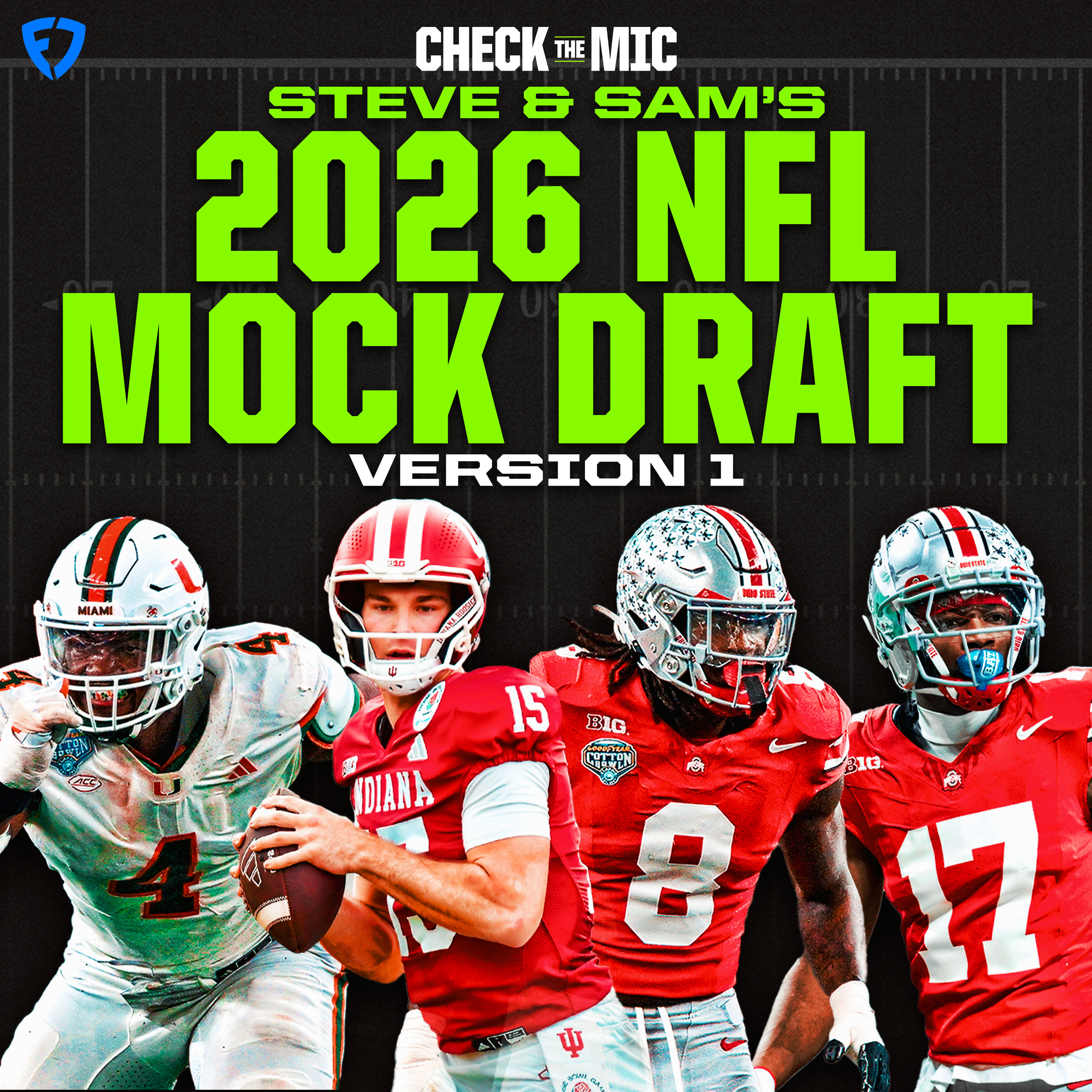 Steve & Sam's 2026 NFL Mock Draft v1 - Check the Mic with Steve ...