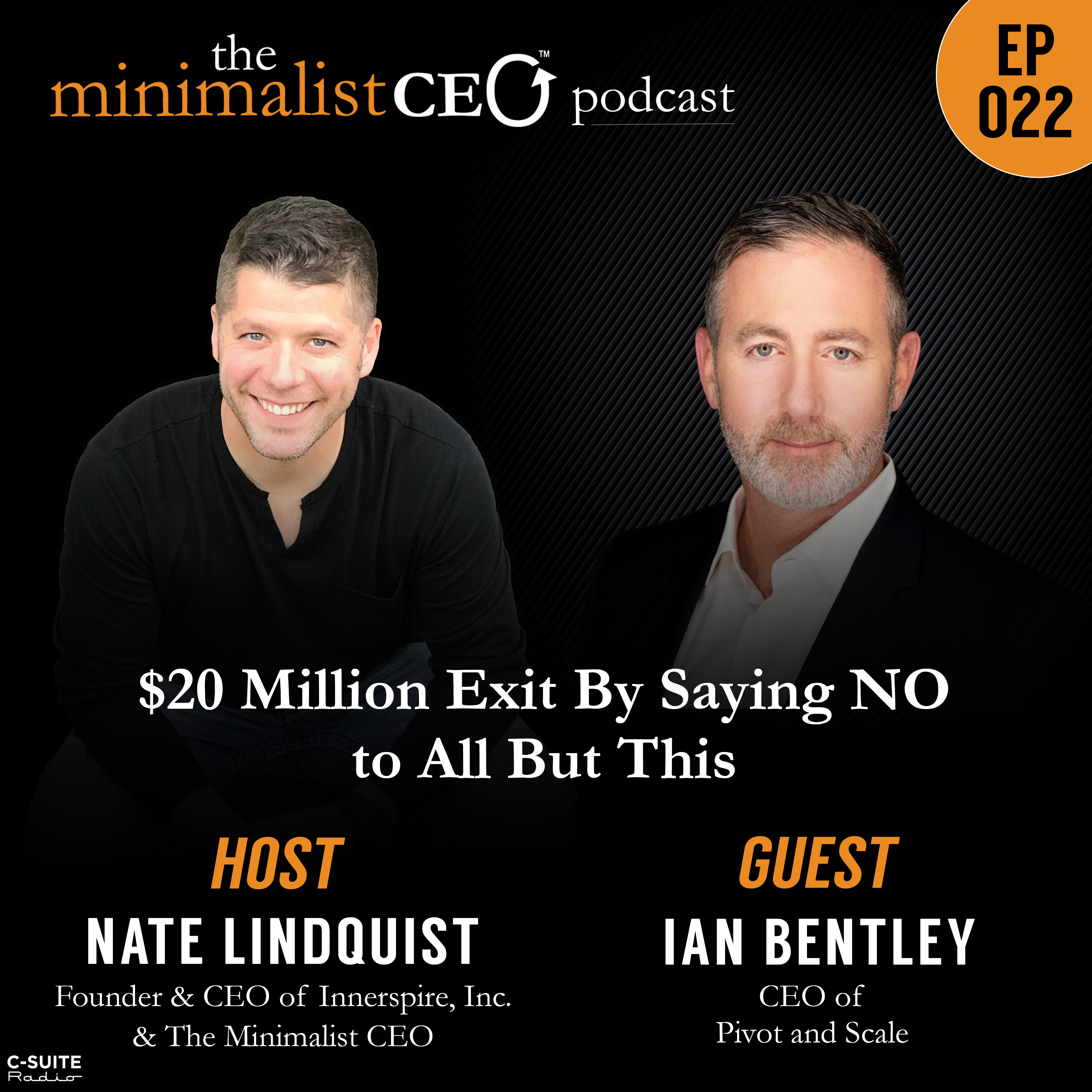 EP 022 Ian Bentley: $20-Million Exit by Saying NO to All But This – The ...