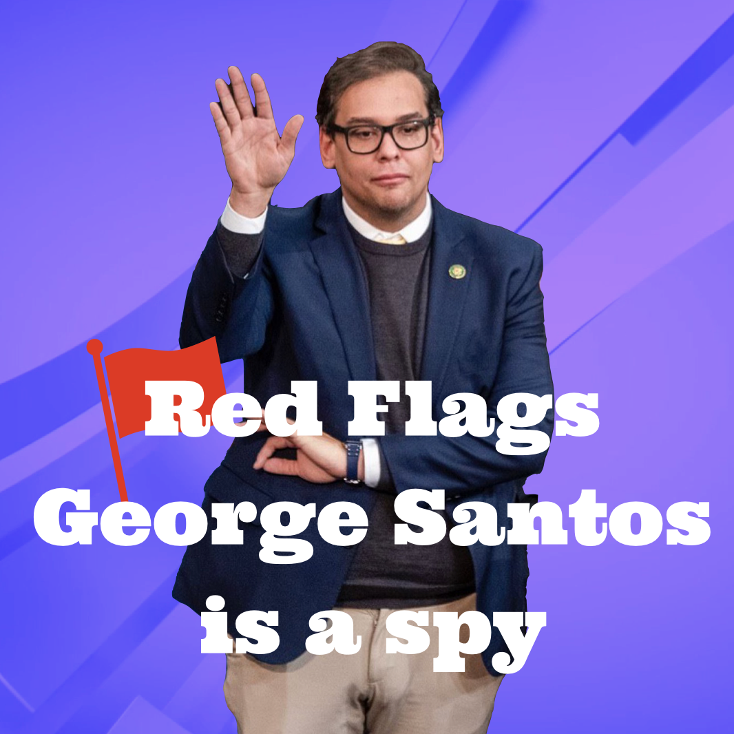 Red Flags George Santos is a Spy Narativ with Zev Shalev (Audio ...