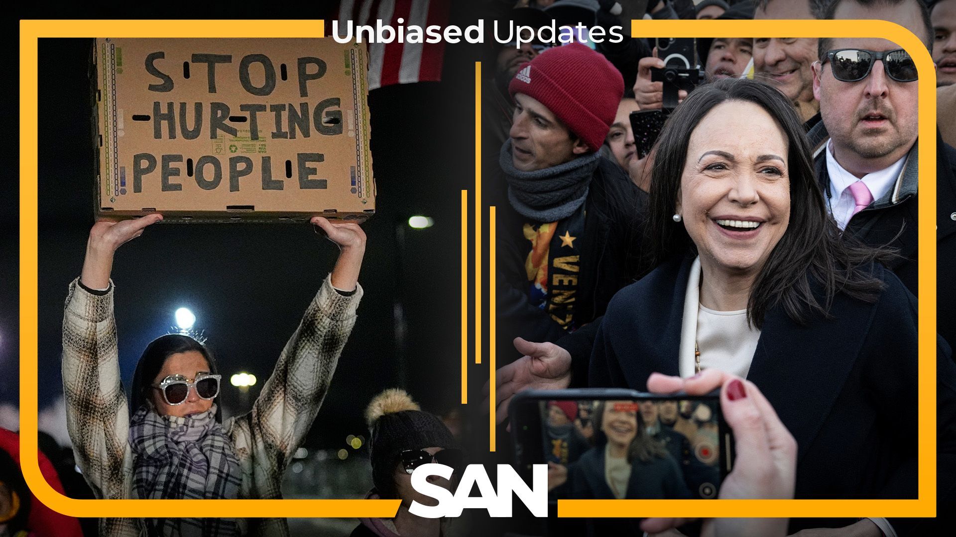 Trump weighs Insurrection Act in Minnesota; Machado hands over Nobel ...