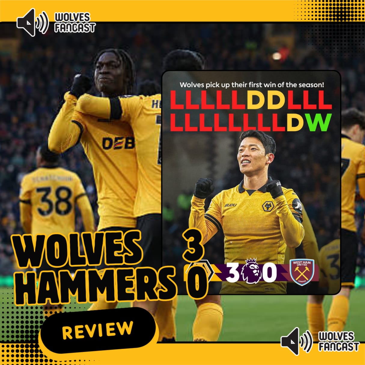Wolves Win 3-0 over West Ham! Mane of the moment with a Mane of the ...