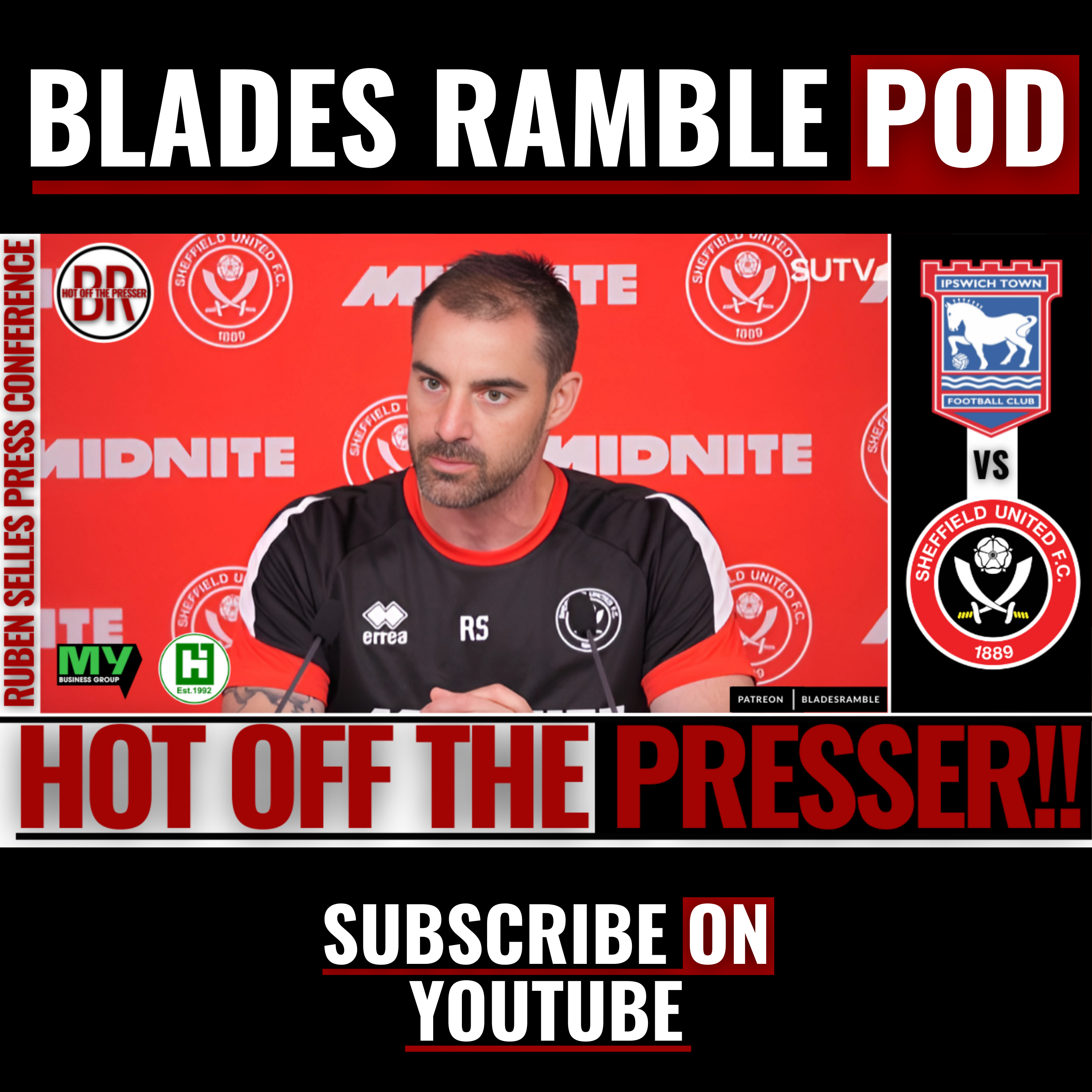 🗞⚔️ HOT OFF THE PRESSER | IPSWICH (A) ⚔️🗞 - Blades Ramble - A Sheffield United Podcast | Lyssna ...