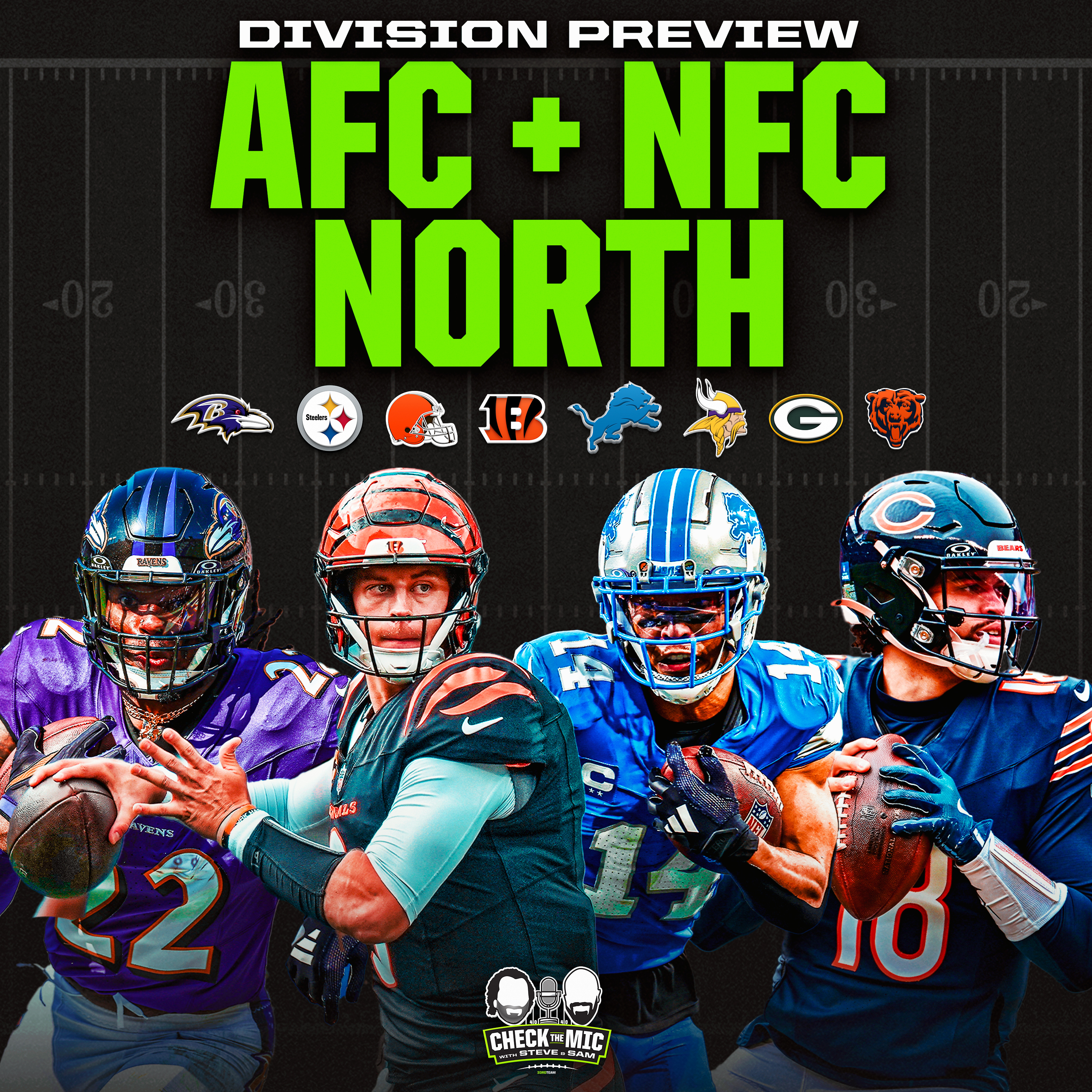 AFC + NFC North 2025 NFL Season Preview & Predictions – Check the Mic ...