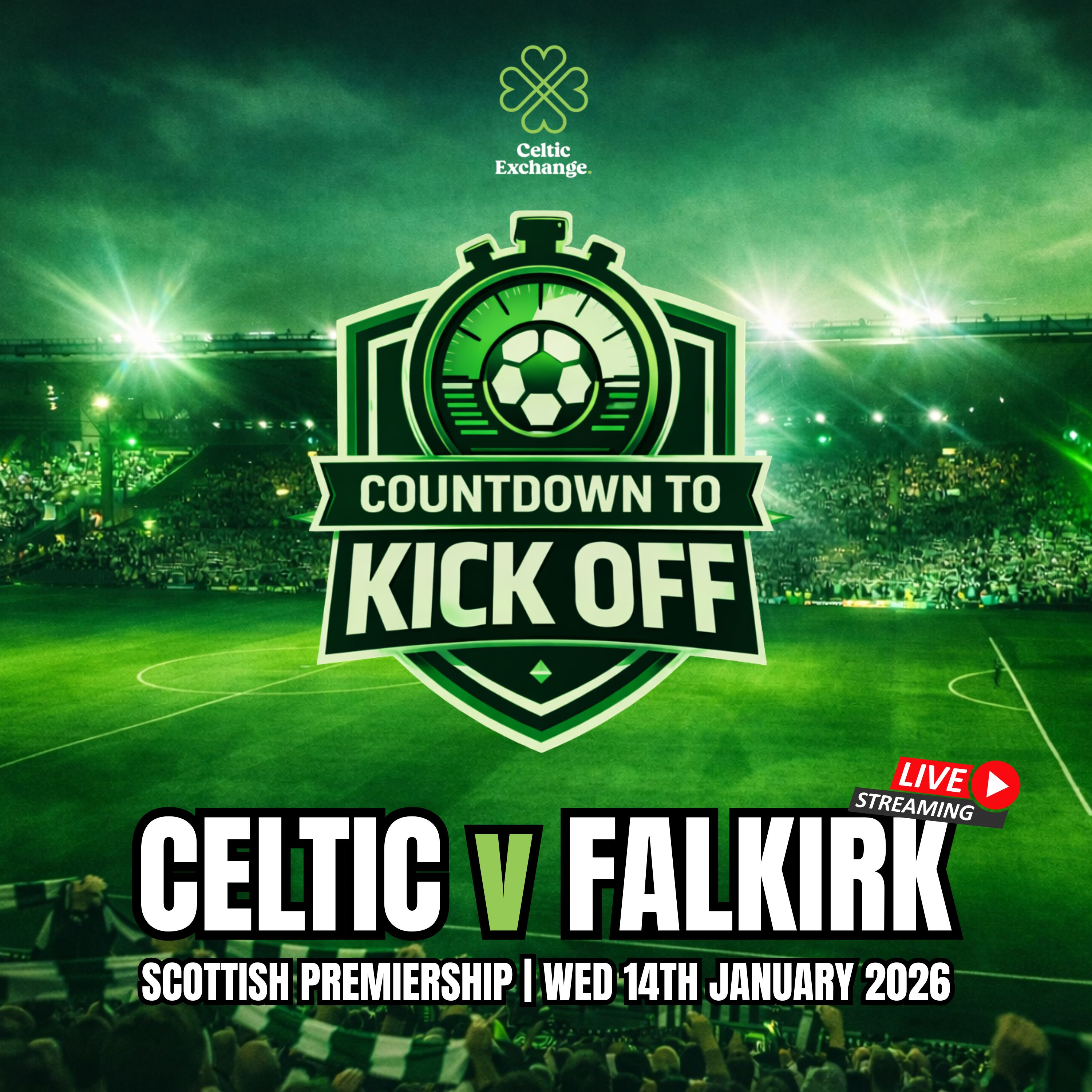 LIVE Countdown To Kick Off: No Margin For Error As Celtic Face Falkirk ...