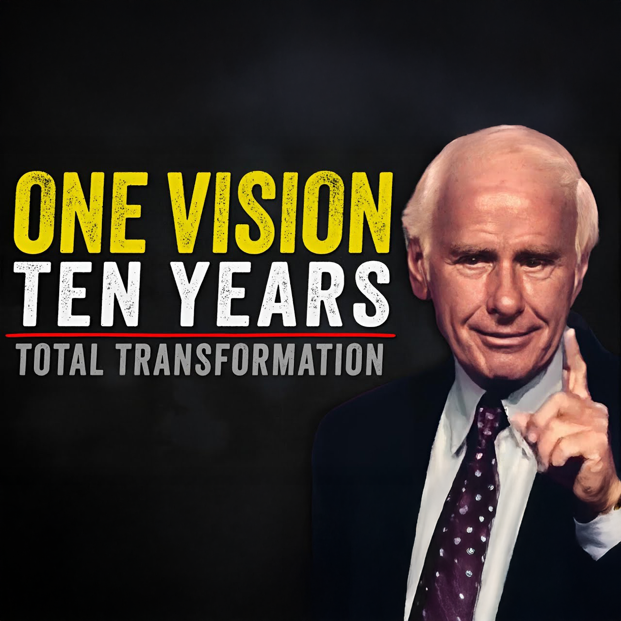 One Vision. Ten Years. Total Transformation. | Jim Rohn Motivation ...