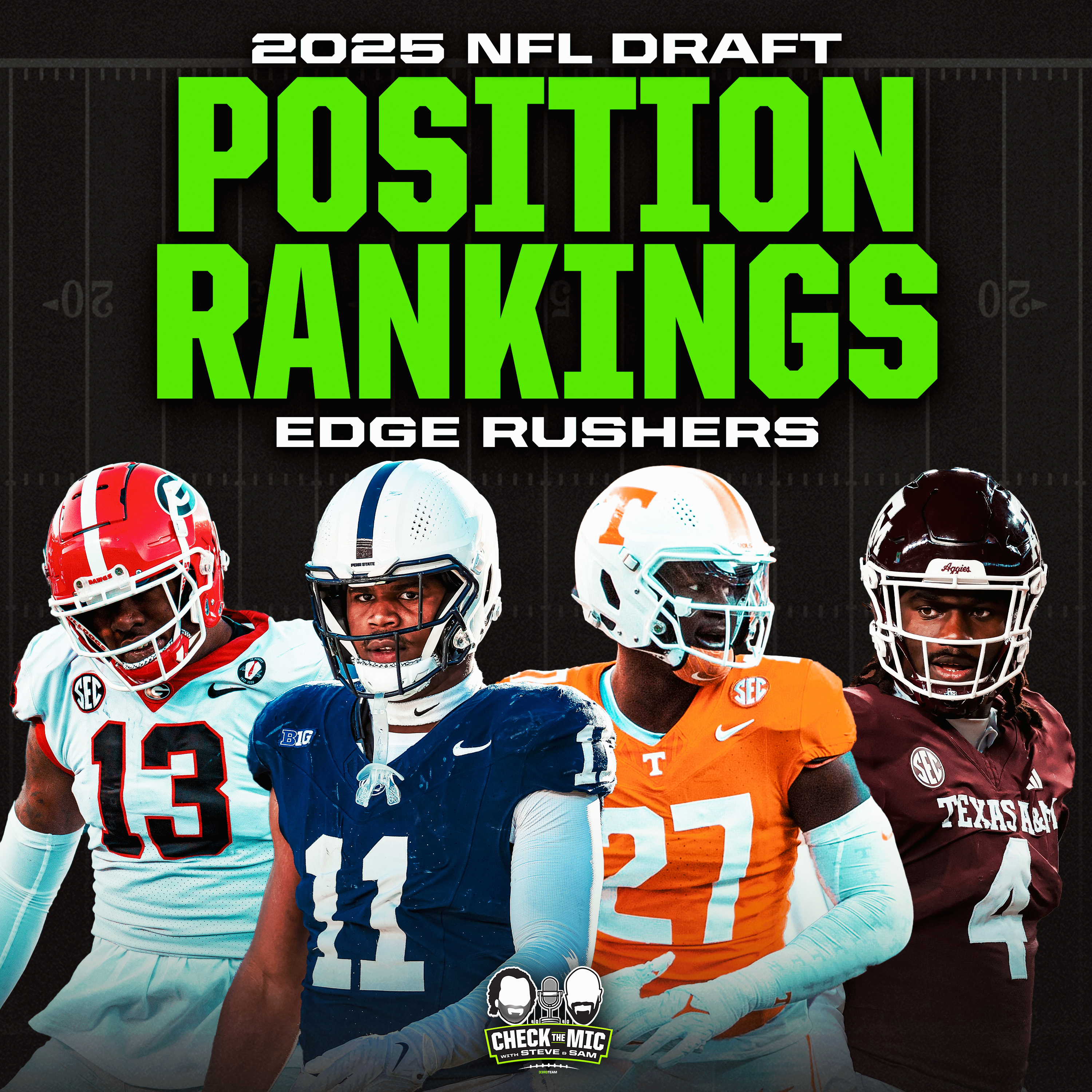 Ranking the Top Edge Rushers of the 2025 NFL Draft Class by Check the Mic with Steve Palazzolo ...