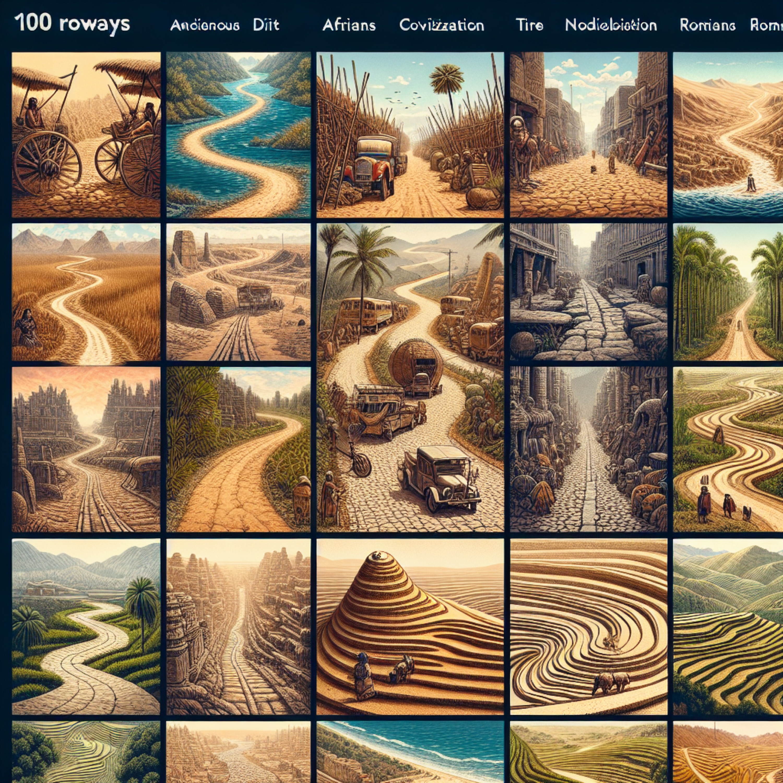 Sumerian Roadways - Roads in ancient Mesopotamia. – 100 Ancient ...