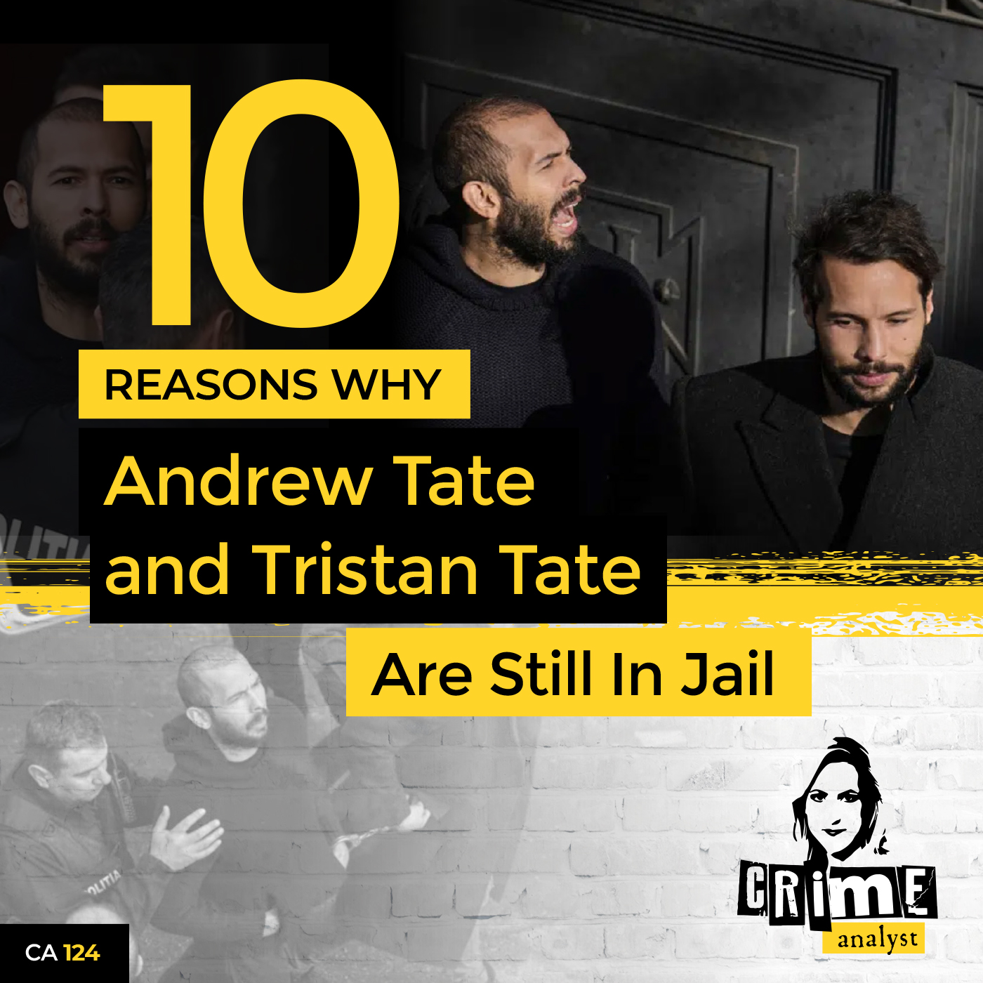 Ep 124: 10 Reasons Why Andrew Tate And Tristan Tate Are Still In Jail ...