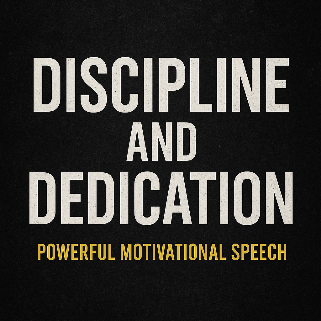 DISCIPLINE AND DEDICATION - Powerful Motivational Speech To Change Your Life - Motivational ...